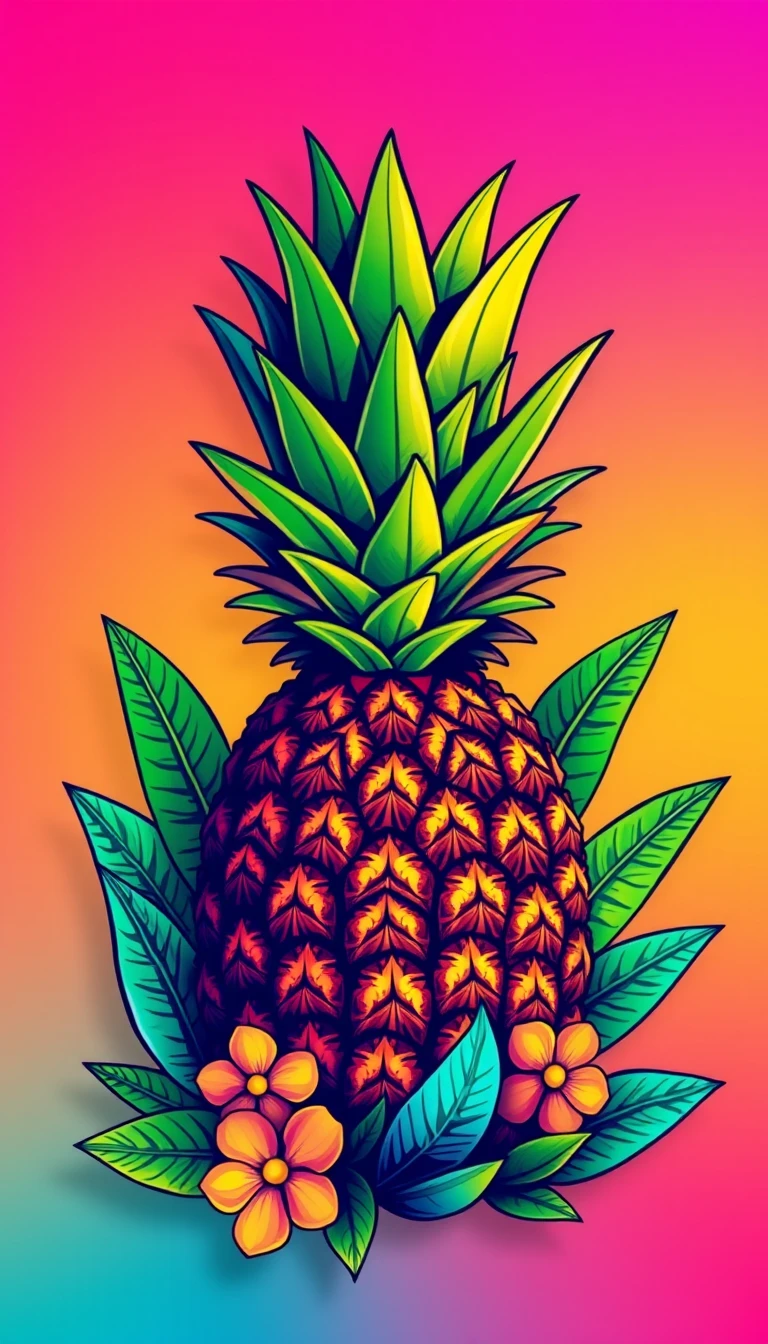 🔥 Free Download Pineapple Phone Wallpaper by @jayscott | WallpaperSafari