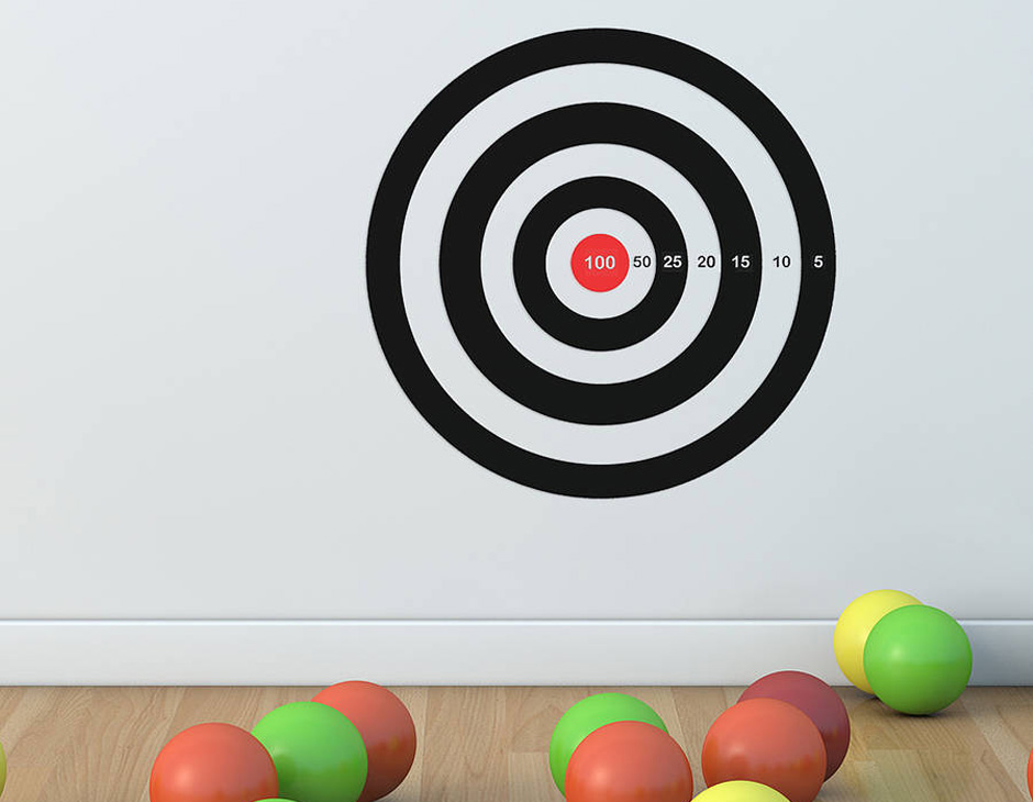 Wall Ball Target Stickers – Wall Design Ideas