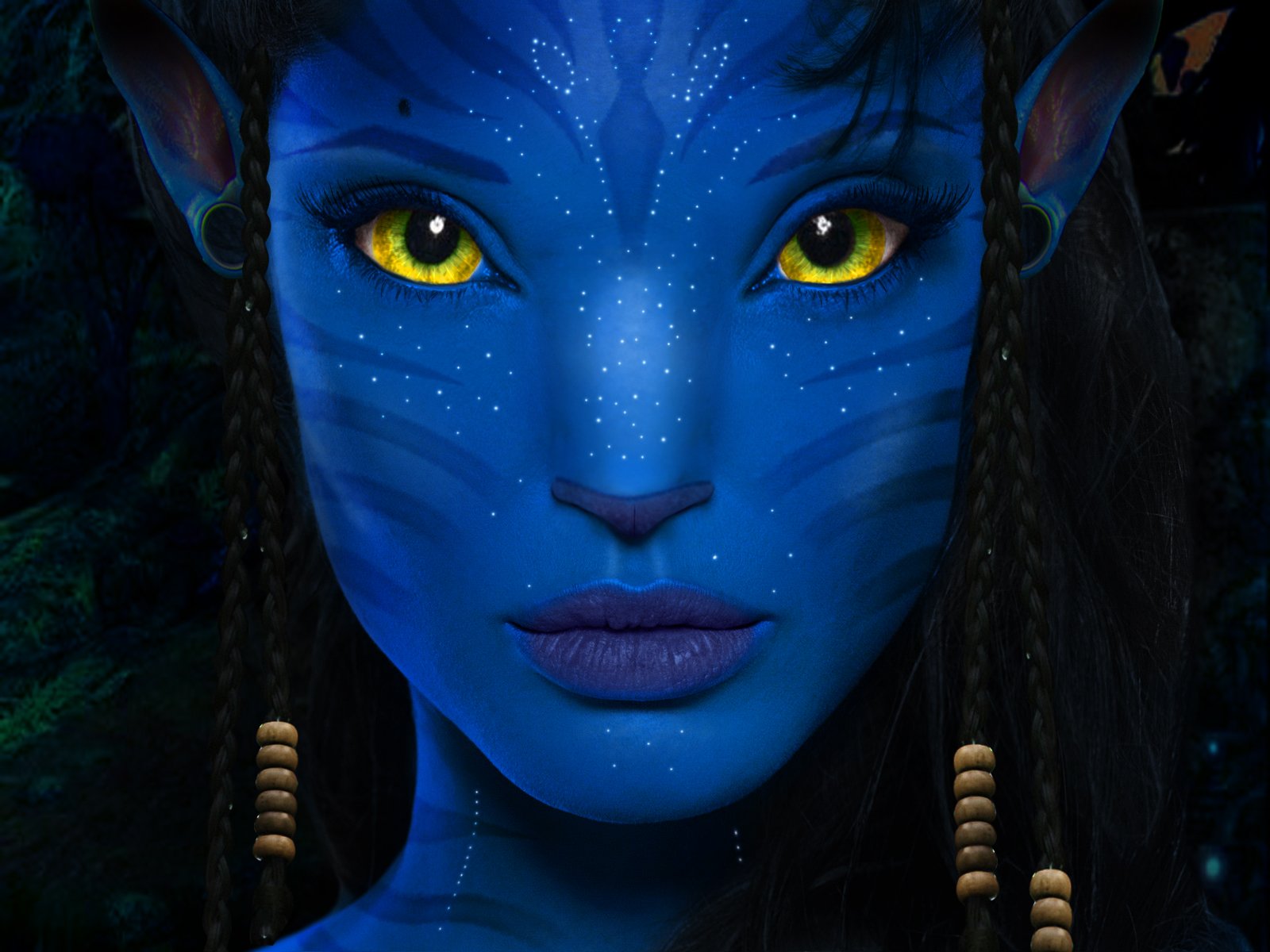🔥 Free Download Face Blue Fantasy Movie Avatar Wallpaper by ...