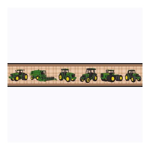 Red Tractor Wallpaper Border