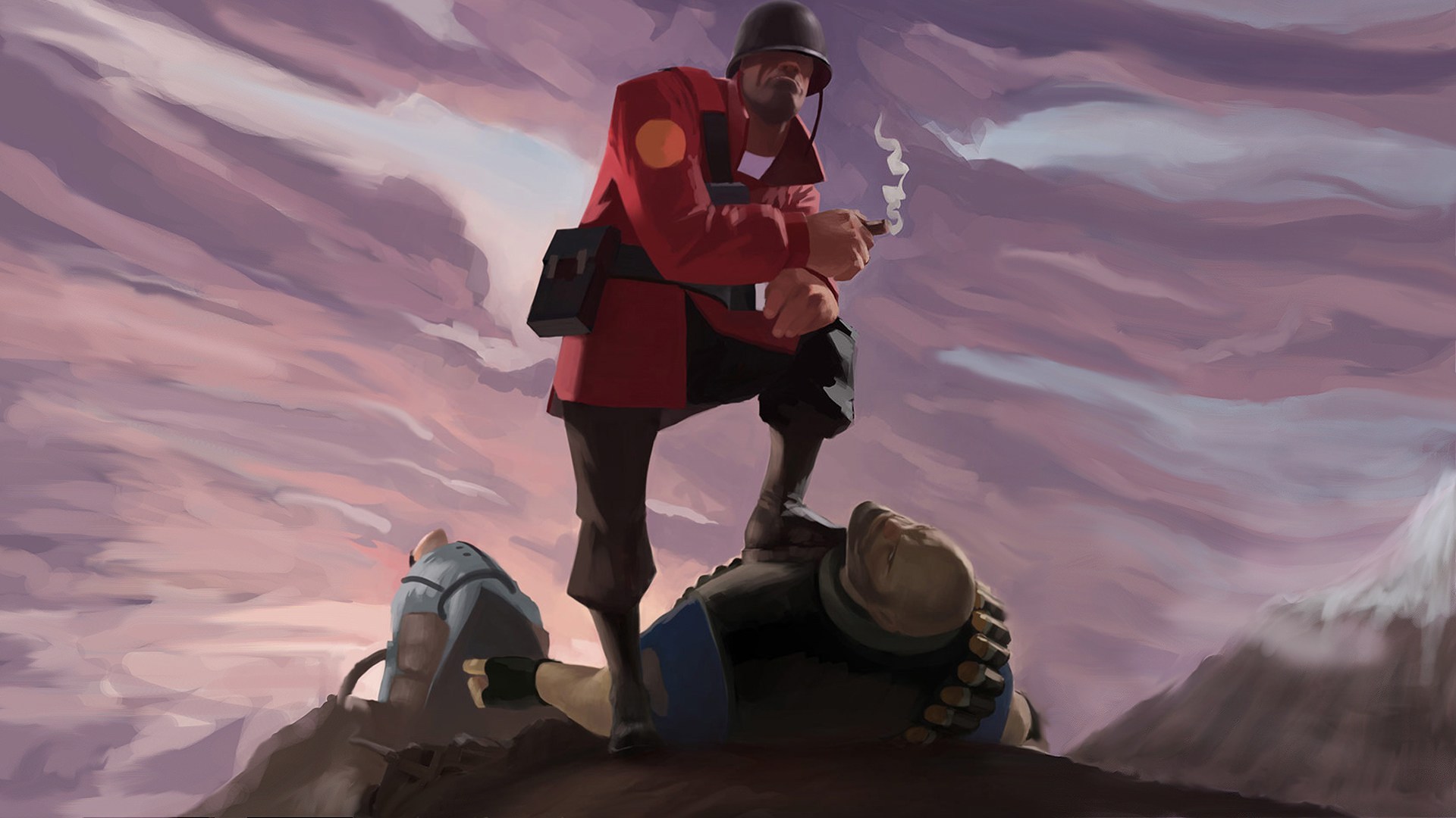🔥 Free Download Red Soldier Team Fortress Hd Wallpaper Background by ...