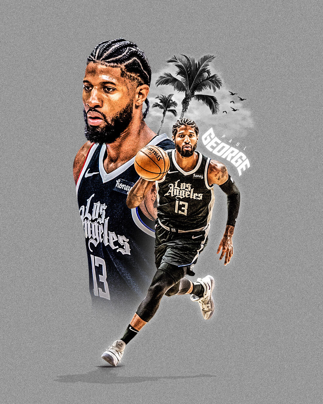 🔥 Free Download Paul George Rising Star Of The Los Angeles Clippers ...