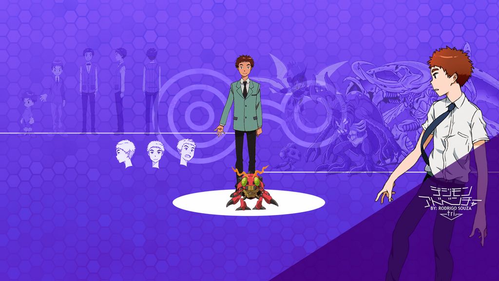 🔥 Free Download Koushiro Izzy Izumi And Tentomon Profile Wallpaper By ...