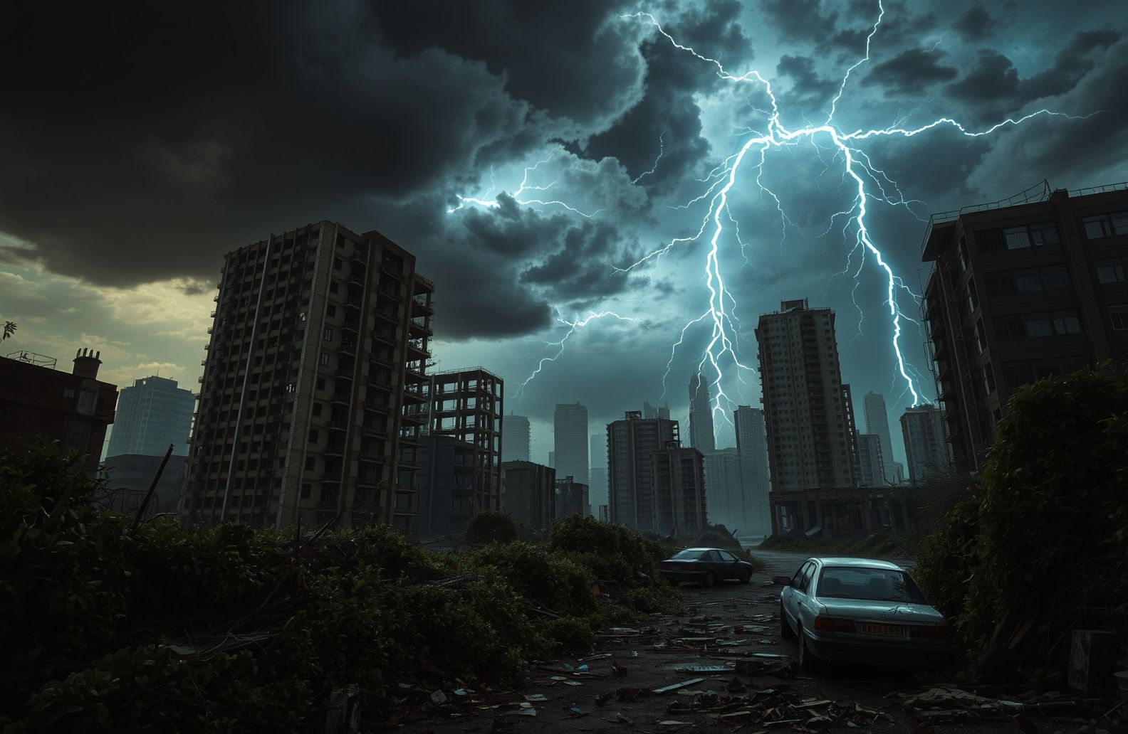 🔥 Free Download Destroyed City Background by @edwarddouglas ...