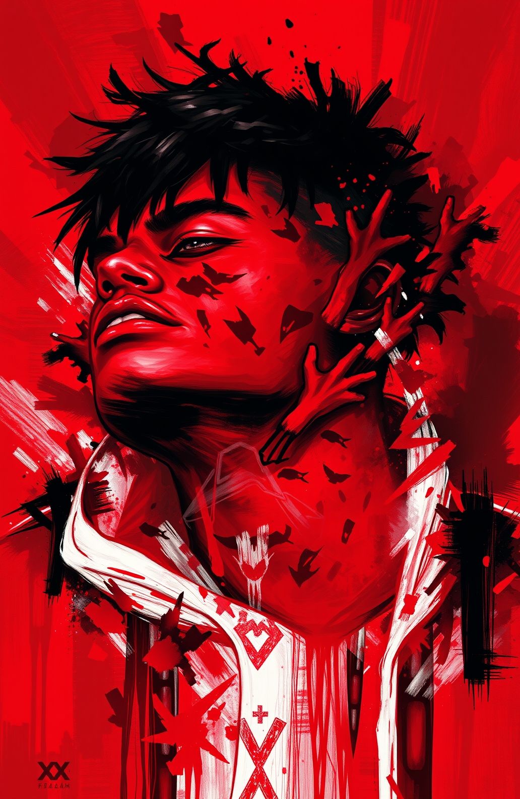 🔥 Free Download Xxxtentacion Red Wallpaper by @churst24 | WallpaperSafari