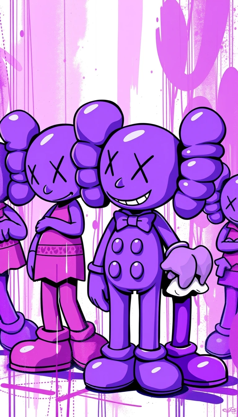 🔥 Free Download Kaws Purple Wallpaper by @cesarb57 | WallpaperSafari
