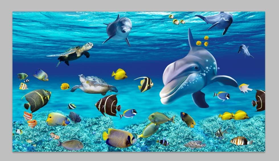 🔥 Free Download Wallpaper 3d Underwater World Theme Ocean Style Fish by ...
