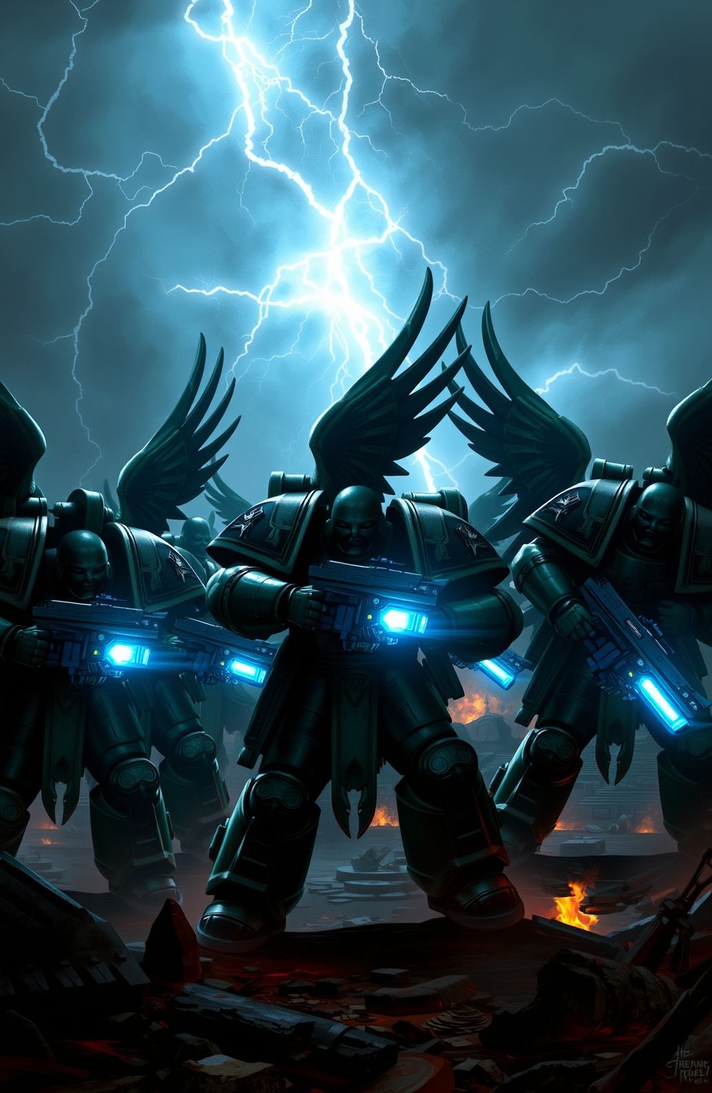 🔥 Free Download Dark Angels 40k Wallpaper by @jacobh63 | WallpaperSafari