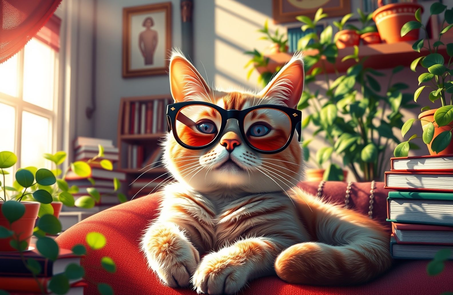 🔥 Free Download Cat With Glasses Wallpaper by @tmurphy | WallpaperSafari