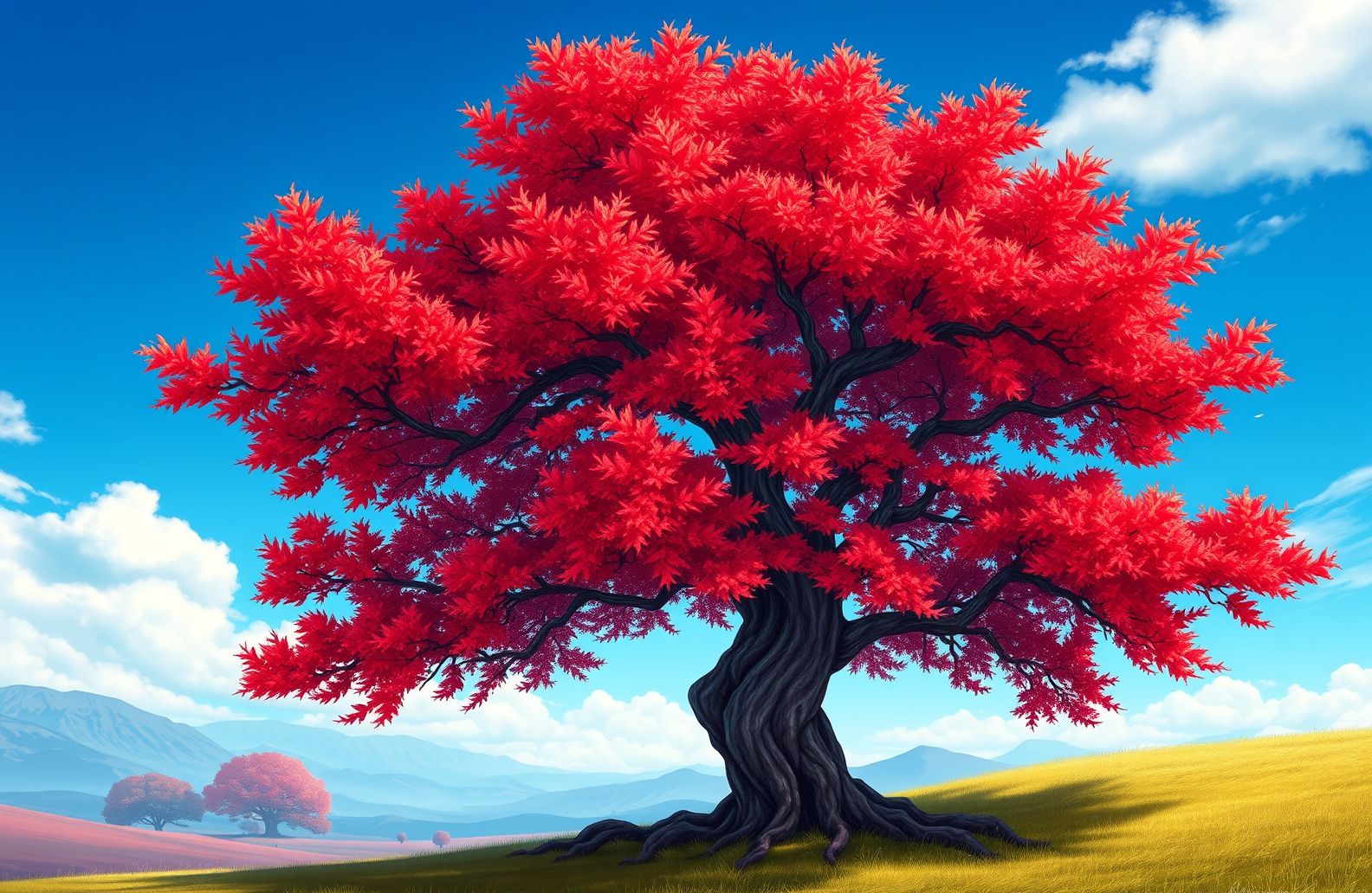 🔥 Free Download Red Tree Wallpaper by @annes56 | WallpaperSafari
