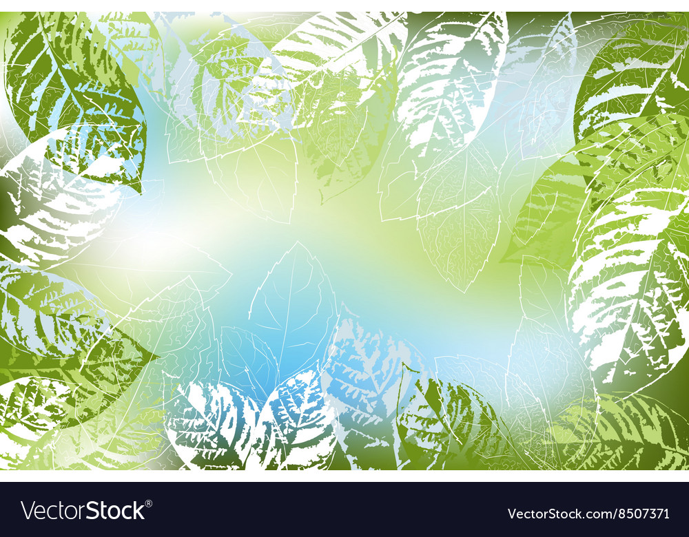 Free download White square poster on a leafy background vector free ...