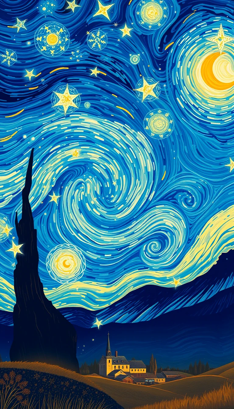 🔥 Free Download Starry Night Phone Wallpaper by @williama86 ...