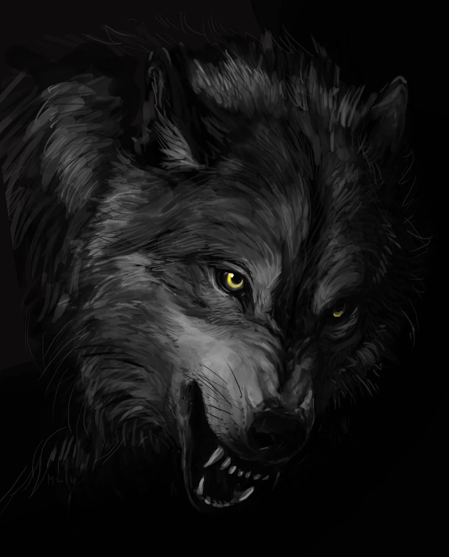 🔥 [40+] Cool Black Wolf Wallpapers | WallpaperSafari