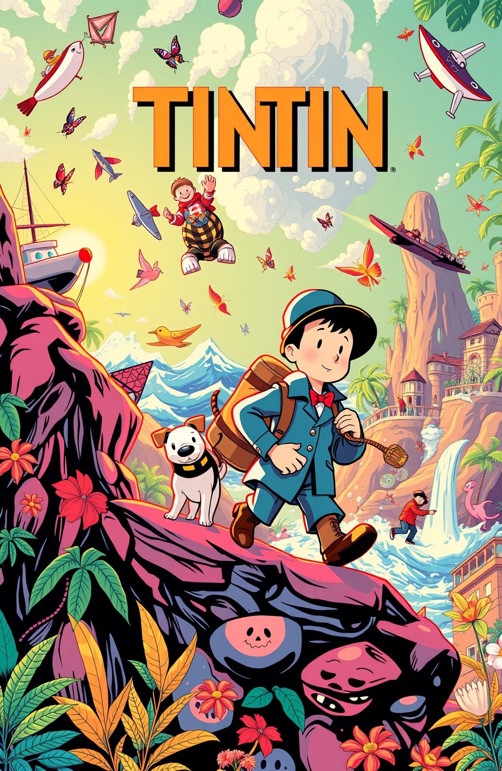 🔥 Free Download Tintin Wallpaper by @bferguson | WallpaperSafari