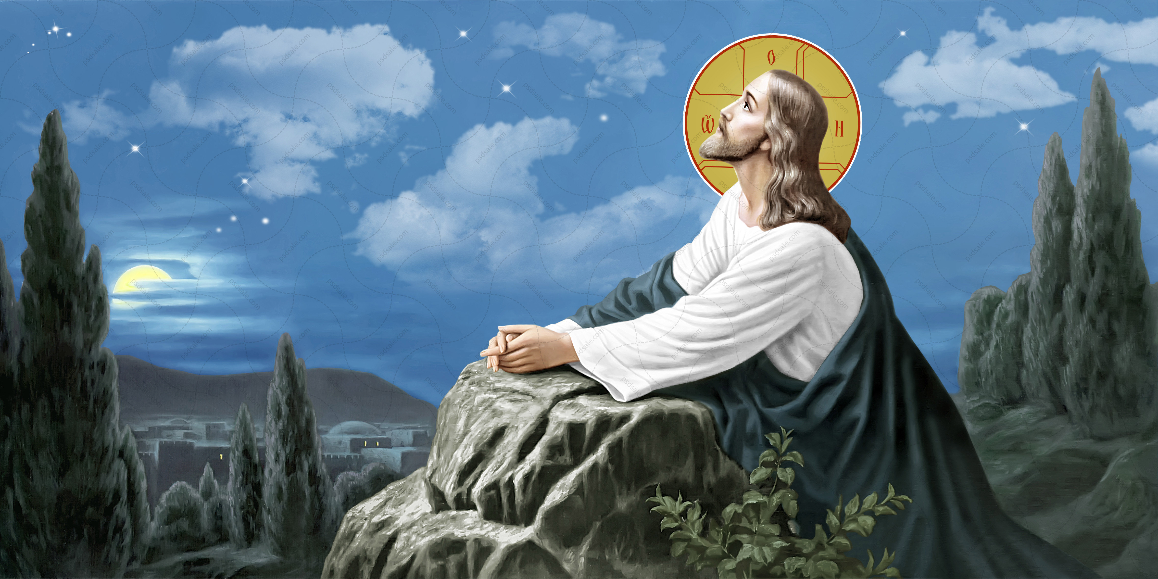 🔥 Free Download Jesus Praying In The Garden Of Gethsemane Wallpaper by ...
