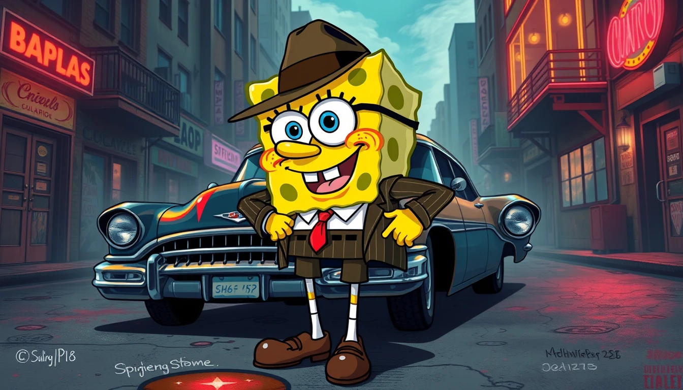 Gangster Spongebob Wallpapers Wallpapersafari Gangster Spongebob, HD