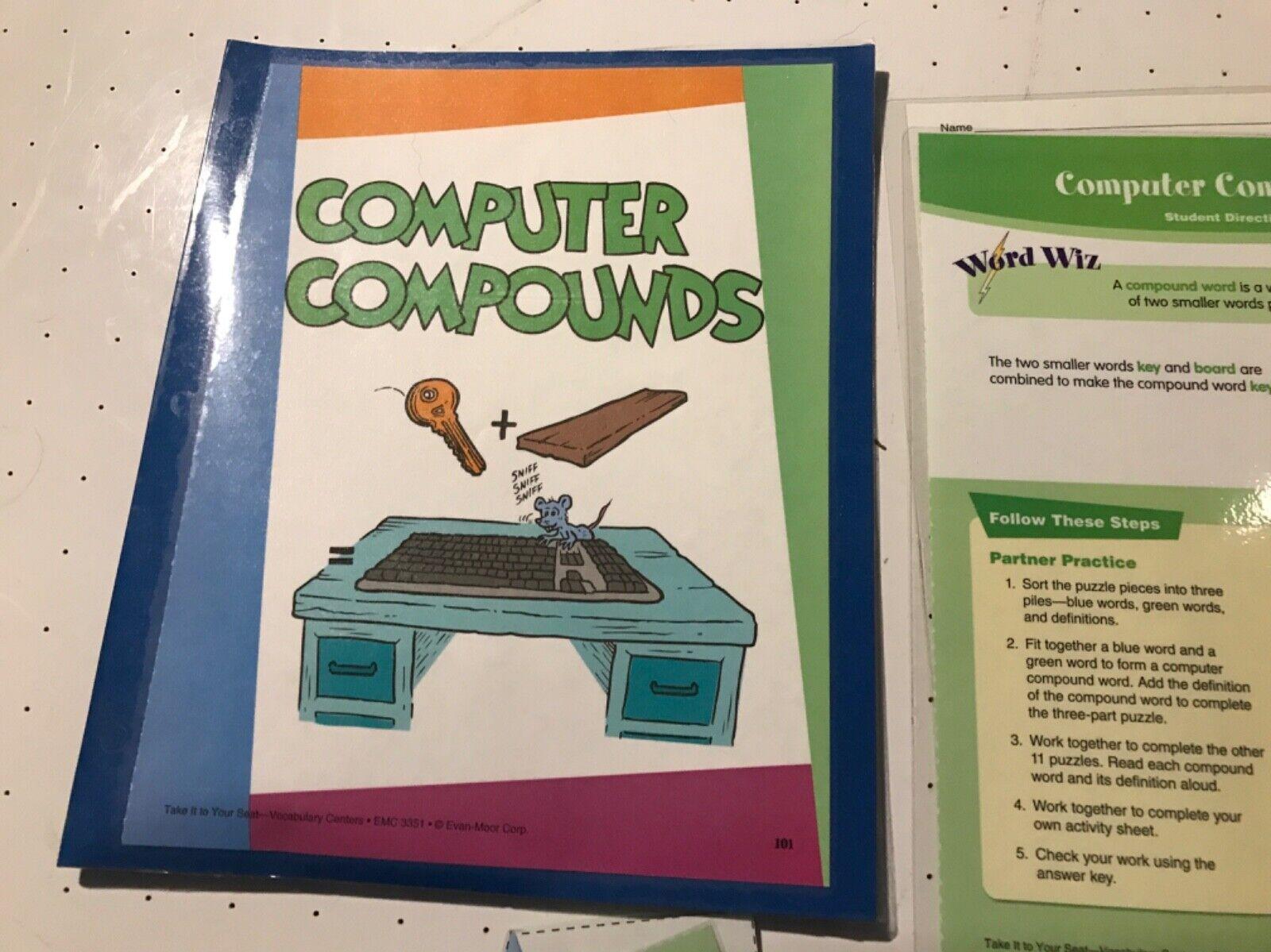 🔥 Free Download Computer Compounds Language Arts Centers File Folder ...