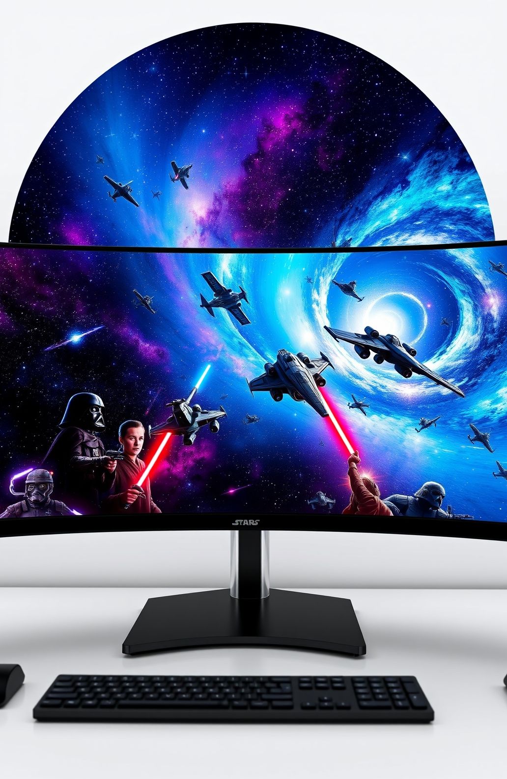 🔥 Free Download Triple Monitor Star Wars Wallpaper by @patriciaporter ...