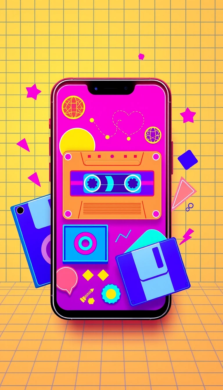 🔥 [40+] 90s Retro Phone Wallpapers | WallpaperSafari