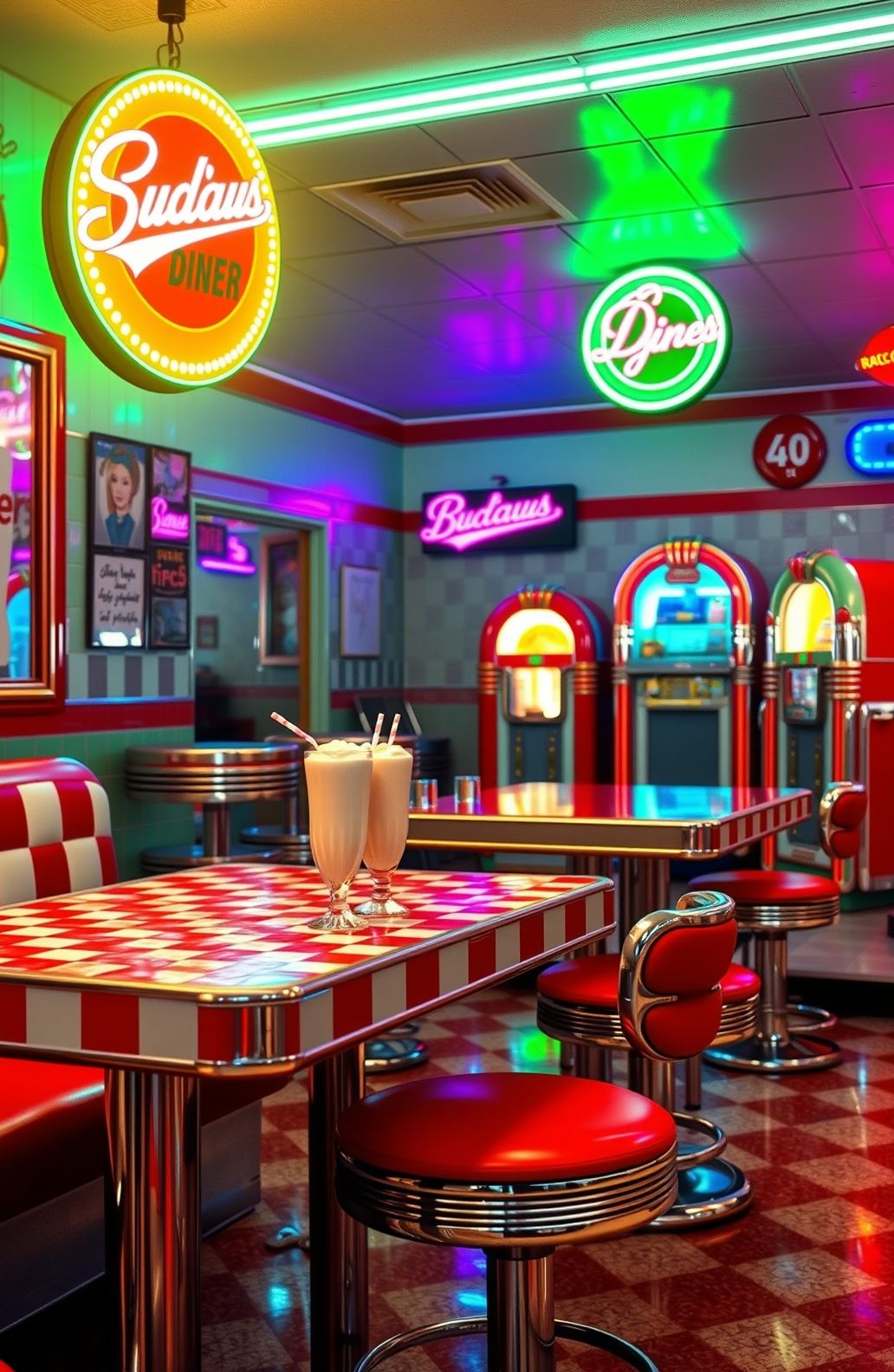 🔥 Free Download 50s Diner Image Picture Code by @jerryc93 | WallpaperSafari