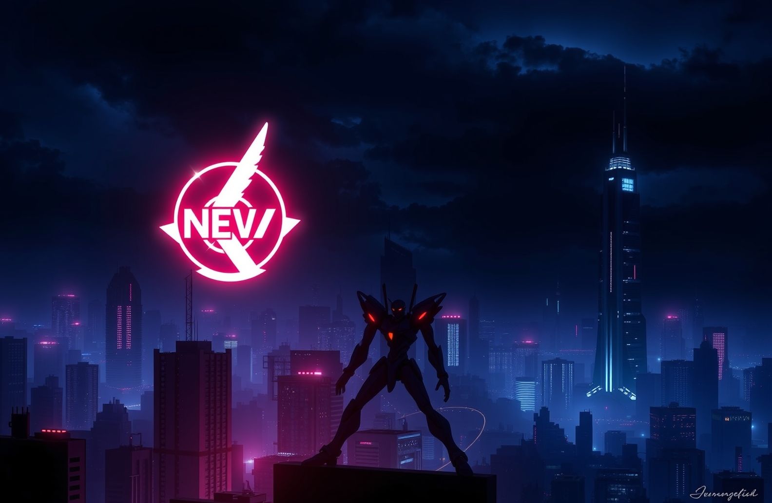 🔥 Free Download Evangelion Nerv Wallpaper by @trevork38 | WallpaperSafari