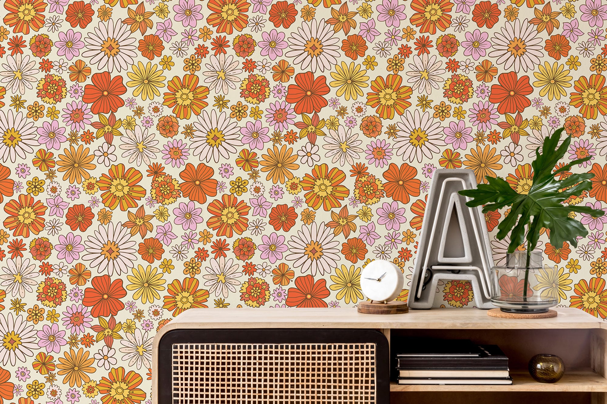 🔥 Free Download 70s Floral Wallpaper by @christopherg41 | WallpaperSafari