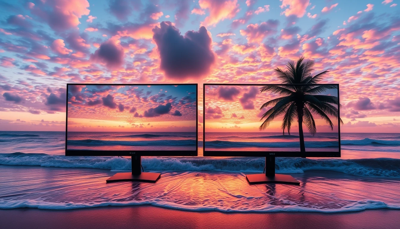 🔥 [50+] Dual Monitor Wallpapers Beach | WallpaperSafari