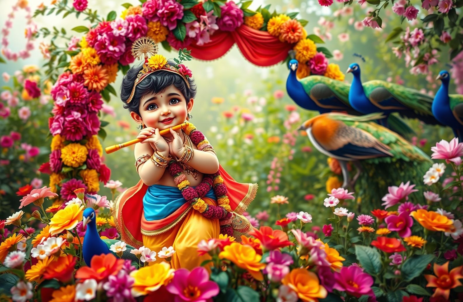 🔥 Free Download Natkhat Krishna Hd Wallpaper by @cpierce62 ...