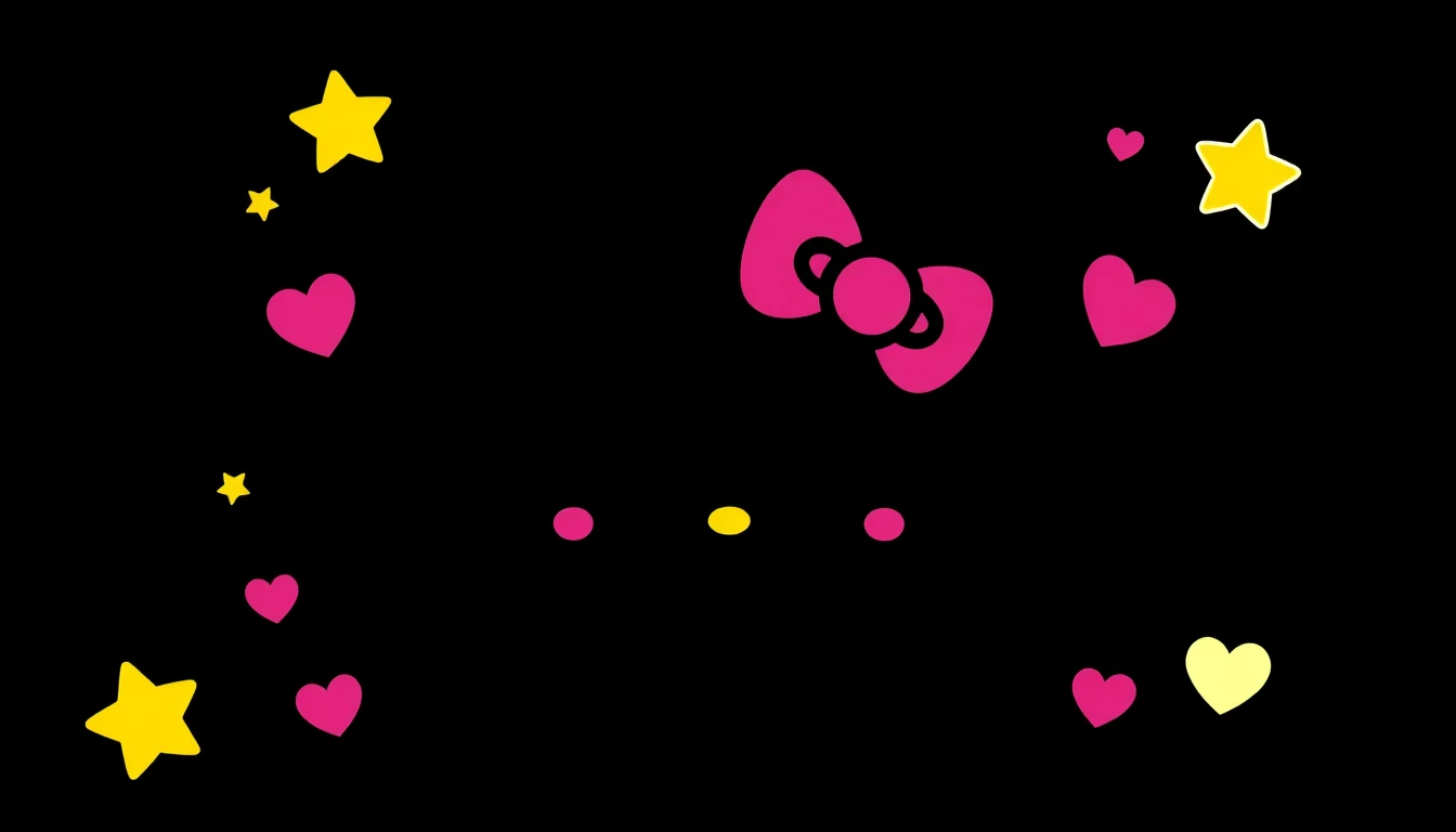 🔥 Free Download Hello Kitty Black Background by @amarquez | WallpaperSafari