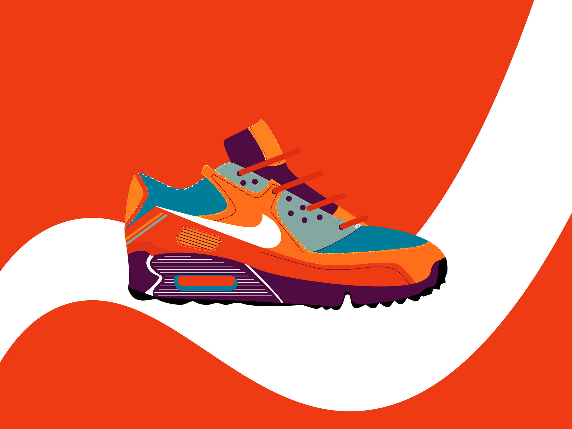 🔥 Free Download Nike Air Max Cartoon Shoe Wallpaper by @seanwolfe ...