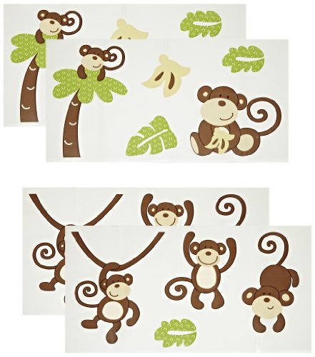 Free download Girl monkey wallpaper border wall art decals for baby ...