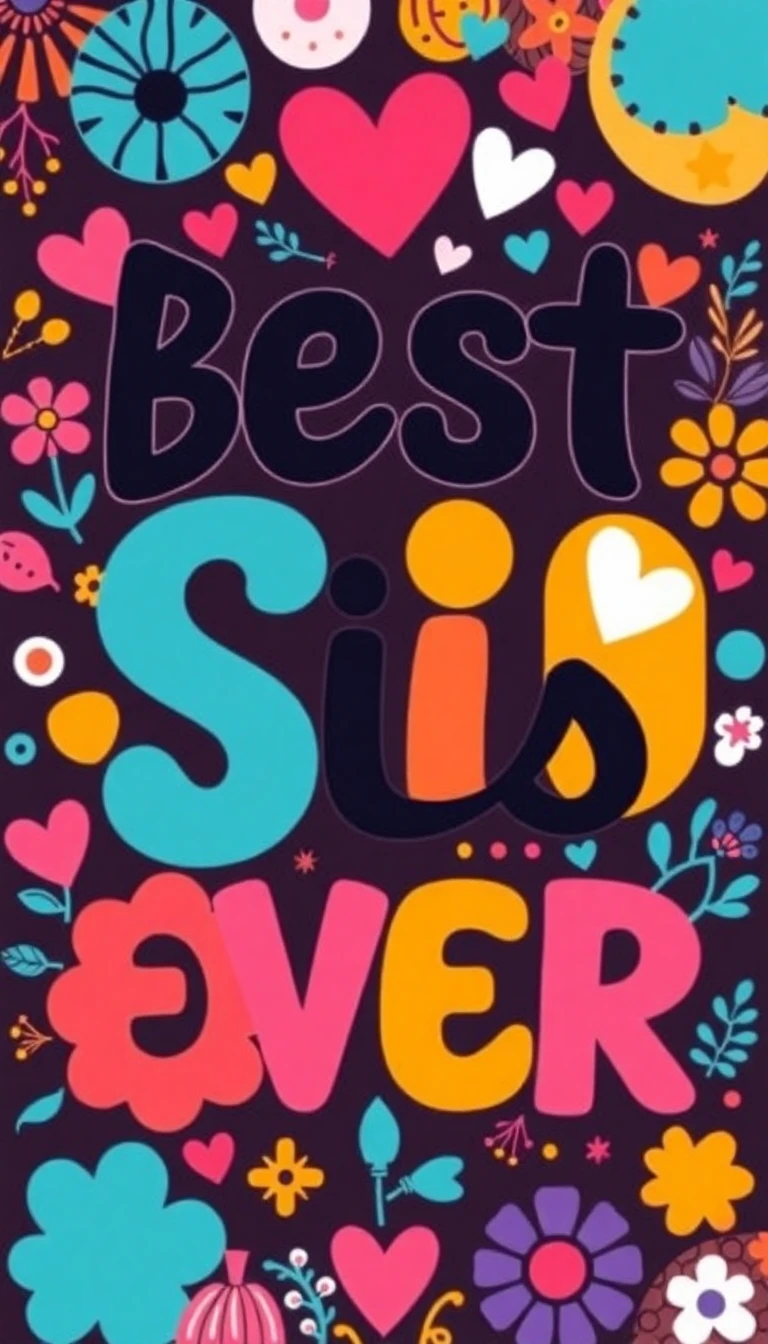 🔥 Free Download Best Sis Ever Wallpaper by @anthonypatterson ...