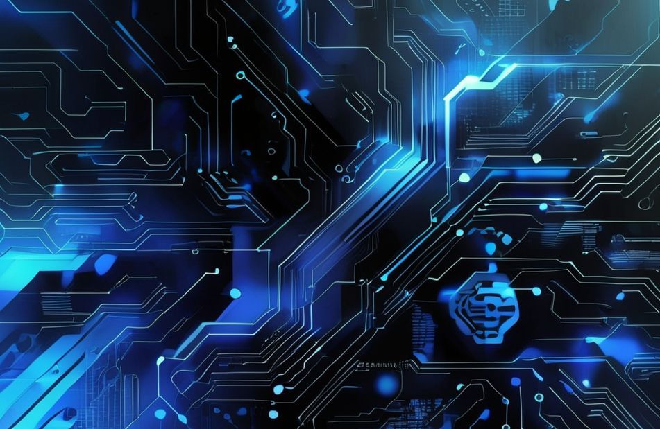 🔥 Free Download Black And Blue Tech Wallpaper by @pnelson | WallpaperSafari