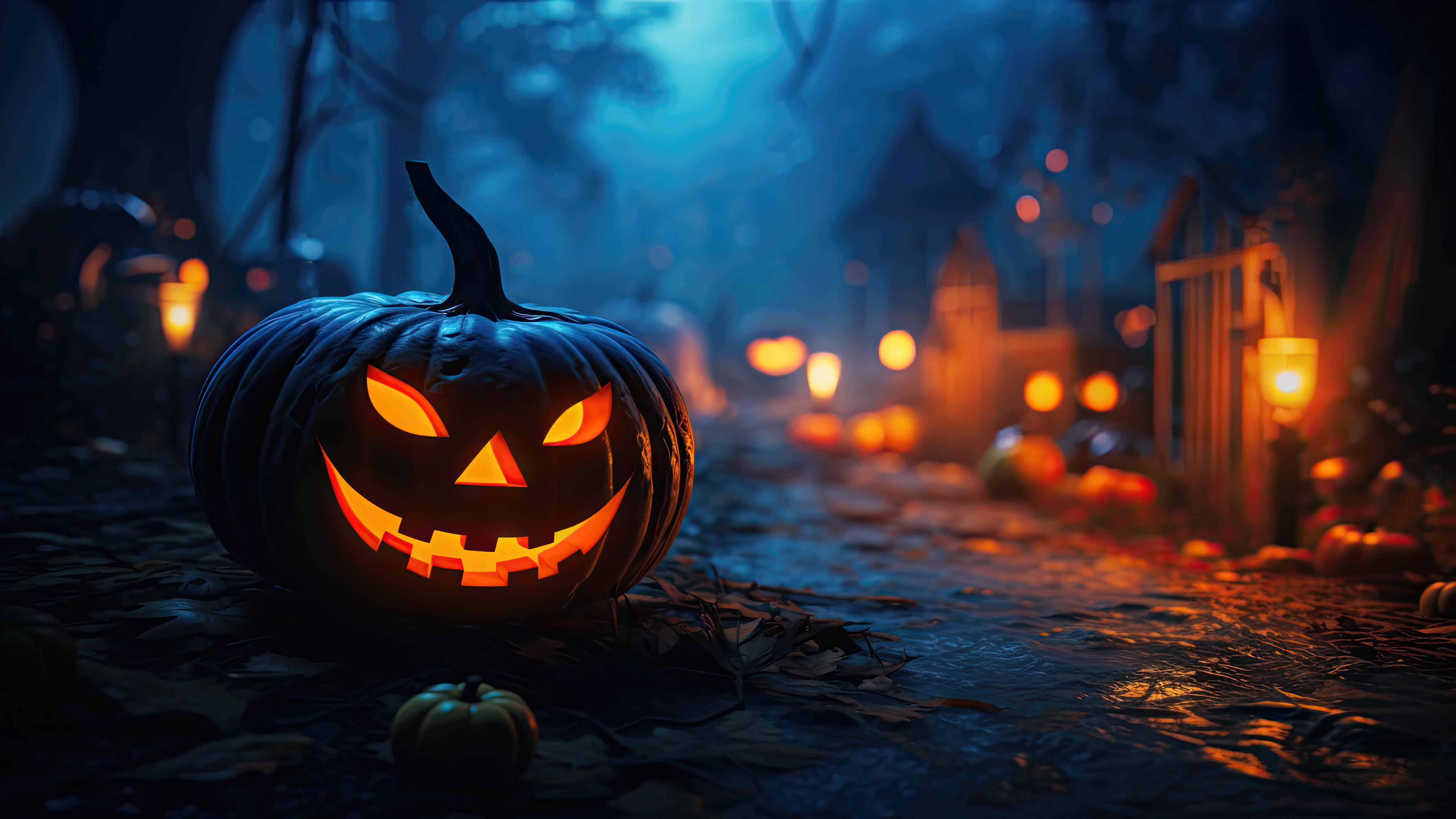 🔥 Free Download Halloween Pumpkin Digital Art M Pc 4k Wallpaper by ...