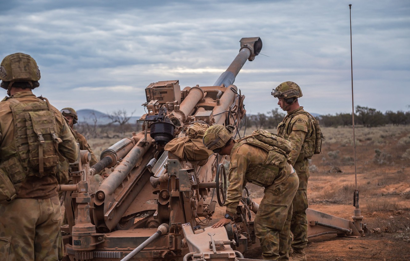 🔥 Free Download Wallpaper Weapons Soldiers Howitzer Australian Army ...