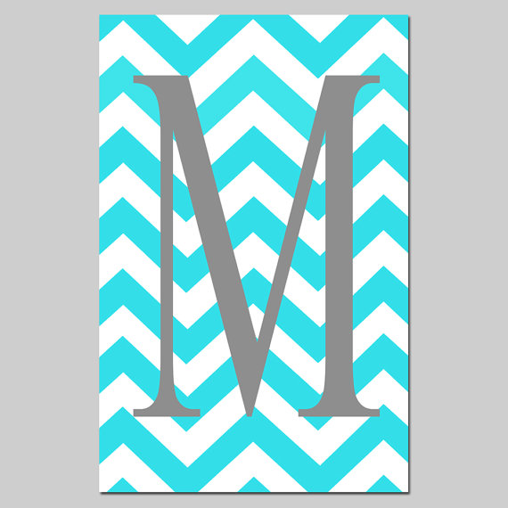 Chevron With Initial M