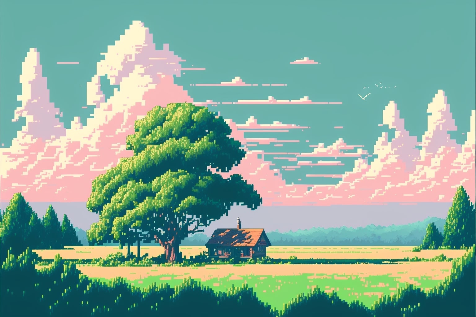 🔥 [60+] Pixel Nature Wallpapers | WallpaperSafari