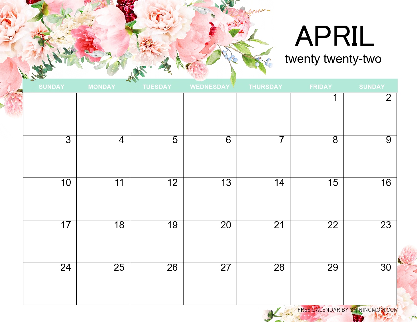🔥 Free Download Cute Printable April Calendar Wallpaper by ...