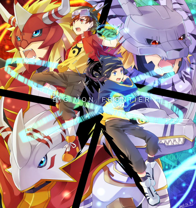 🔥 Free Download Digimon Frontier Takuya Agunimon Burninggreymon Koji ...