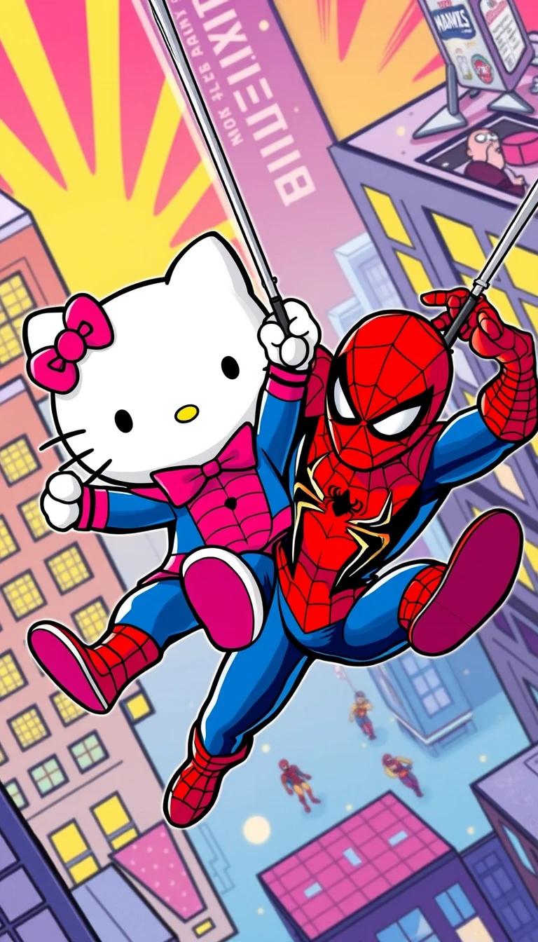🔥 [30+] Hello Kitty And Spider-Man Wallpapers | WallpaperSafari