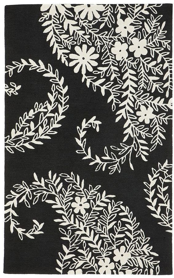 🔥 Free Download Pbteen Tufted Paisley Rug Black In Background by ...