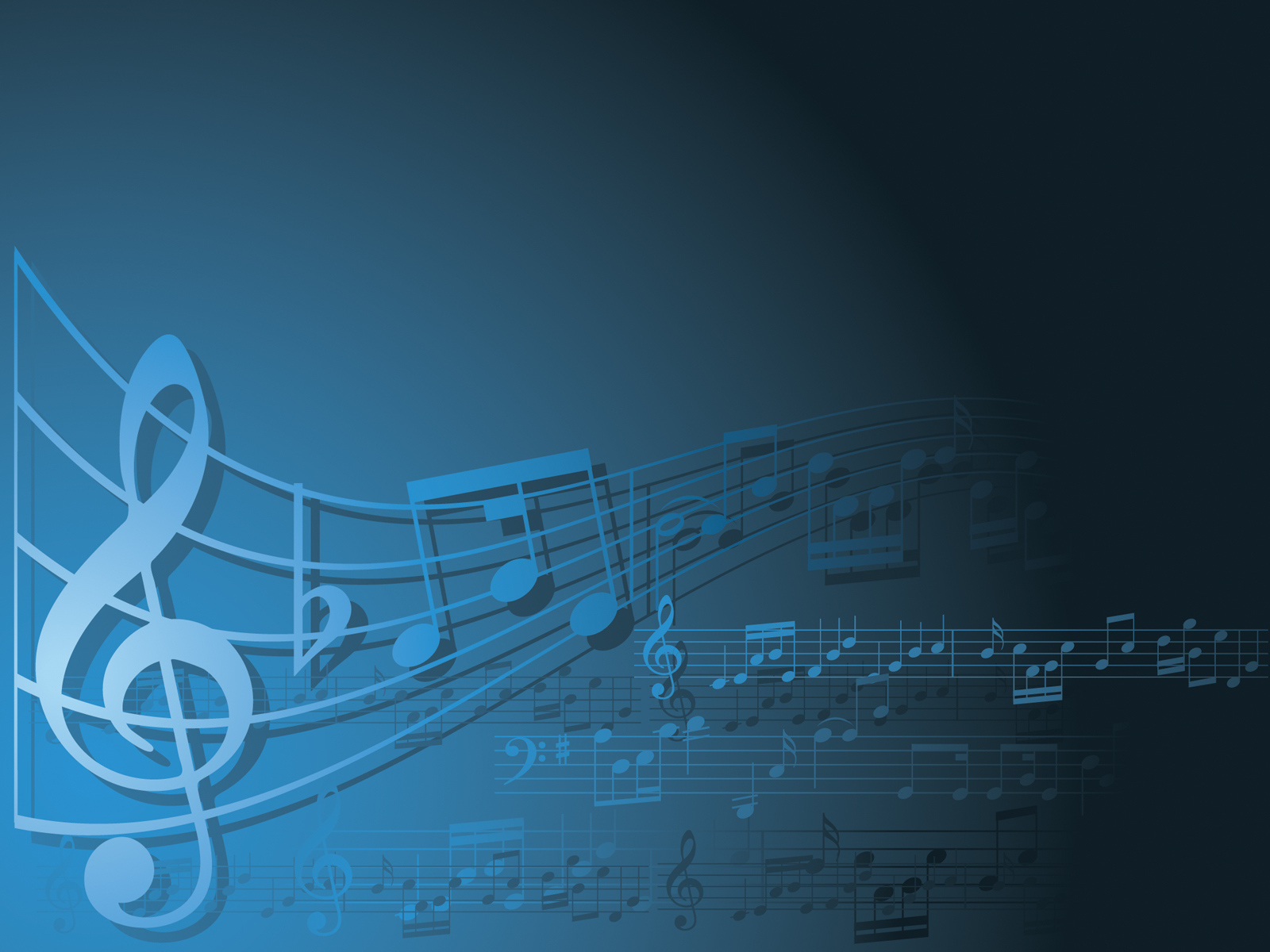  Free Download Blue And White Music Backgrounds Music PPT Backgrounds 