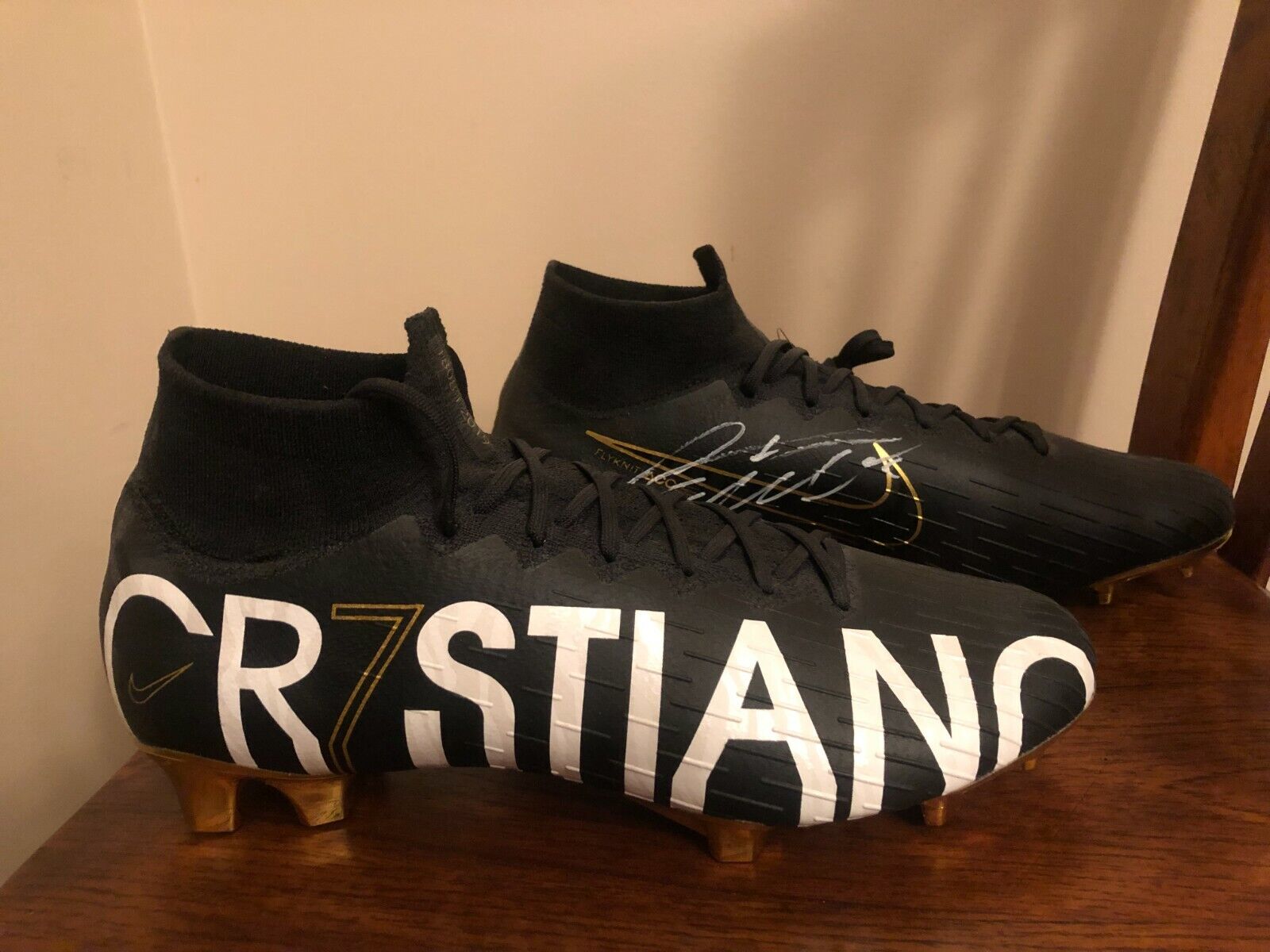🔥 Free Download Autographed Cristiano Ronaldo Nike Mercurial Superfly ...