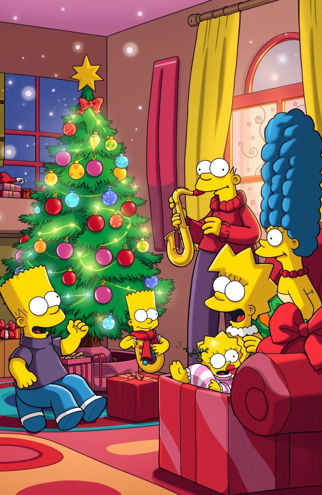 🔥 Free Download Simpsons Christmas Wallpaper by @dcoleman | WallpaperSafari