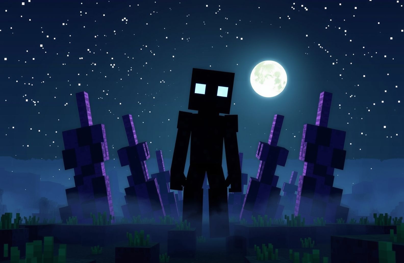 🔥 Free Download Minecraft Enderman Wallpaper Hd by @markz | WallpaperSafari