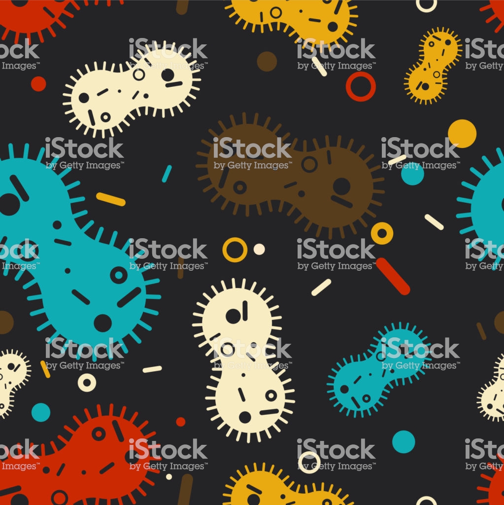 🔥 Free download Virus Bacterium Pattern Seamless Microbe Background ...