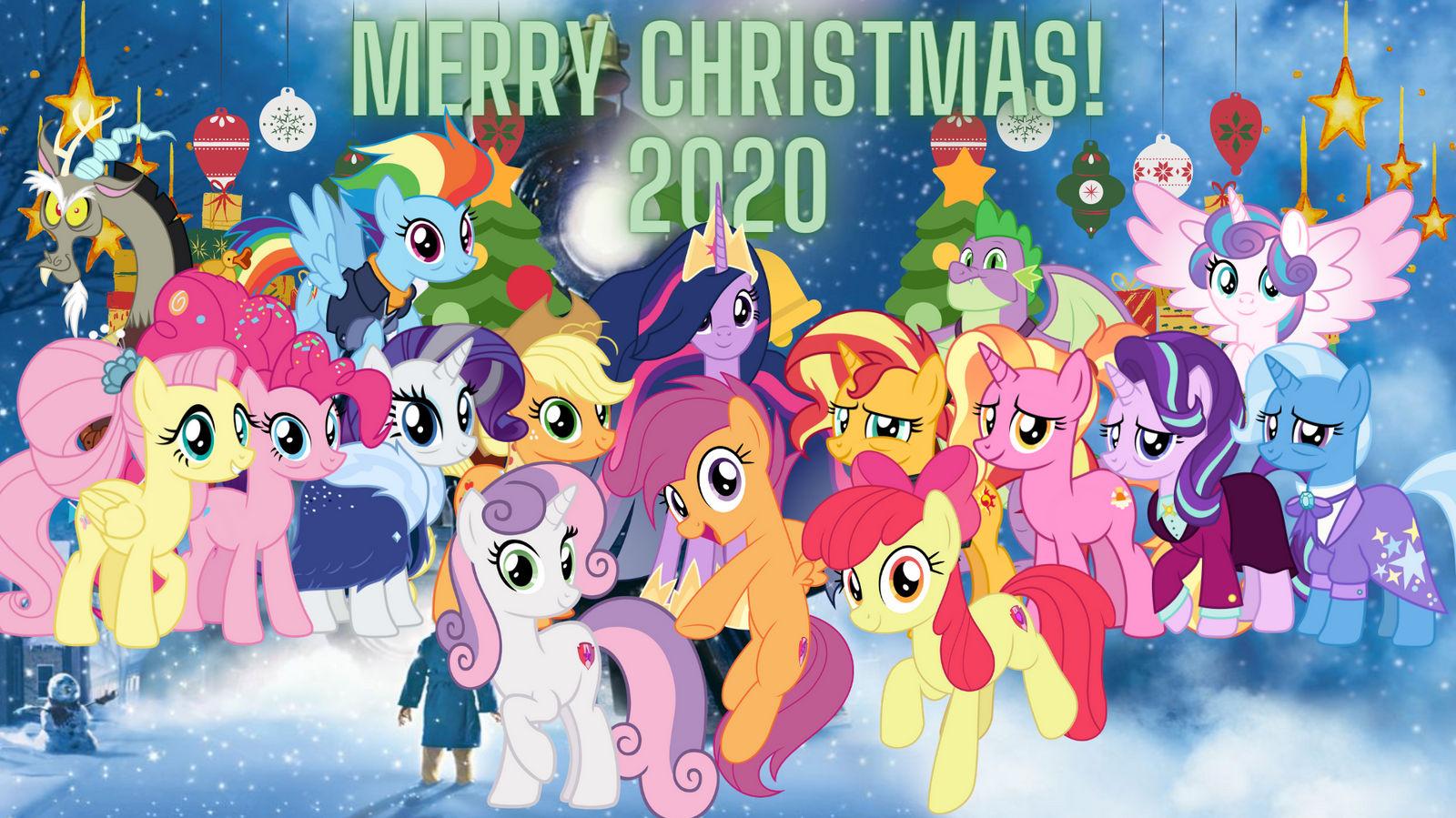 🔥 Free Download Merry Christmas Mlp Fim By dipperbronypines98 by ...