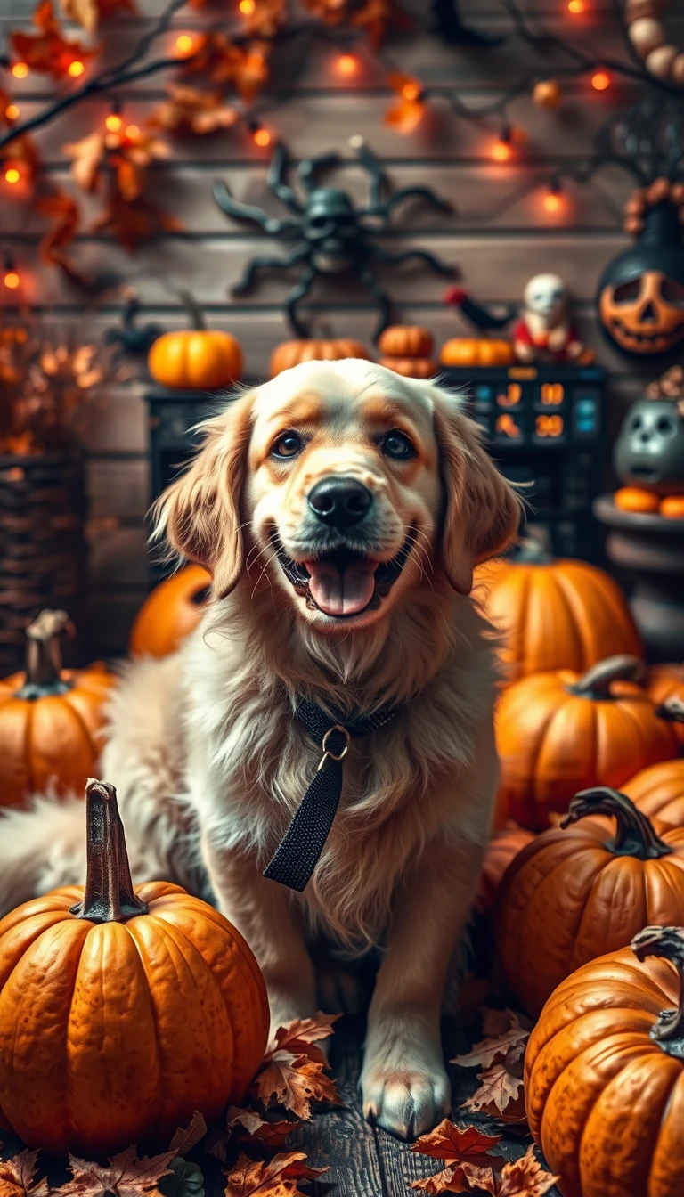 🔥 Free Download Golden Retriever Wallpaper Halloween by @kmason76 ...