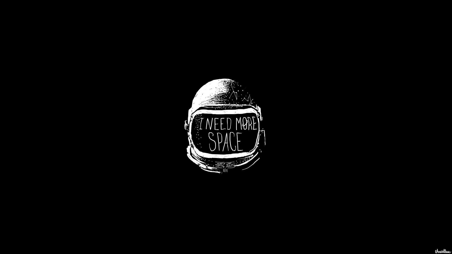 🔥 Free Download I Need More Space Illustration Minimalism Astronaut ...