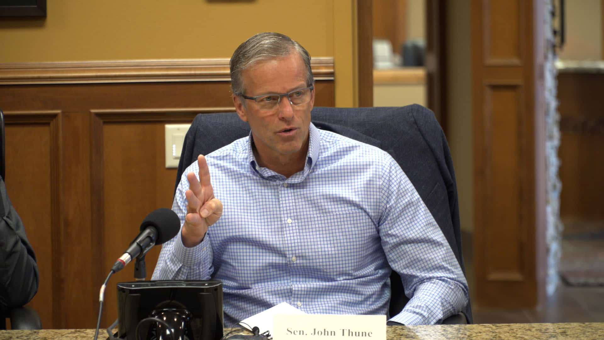 🔥 Free Download Senator John Thune Delivering A Speech Wallpaper by ...